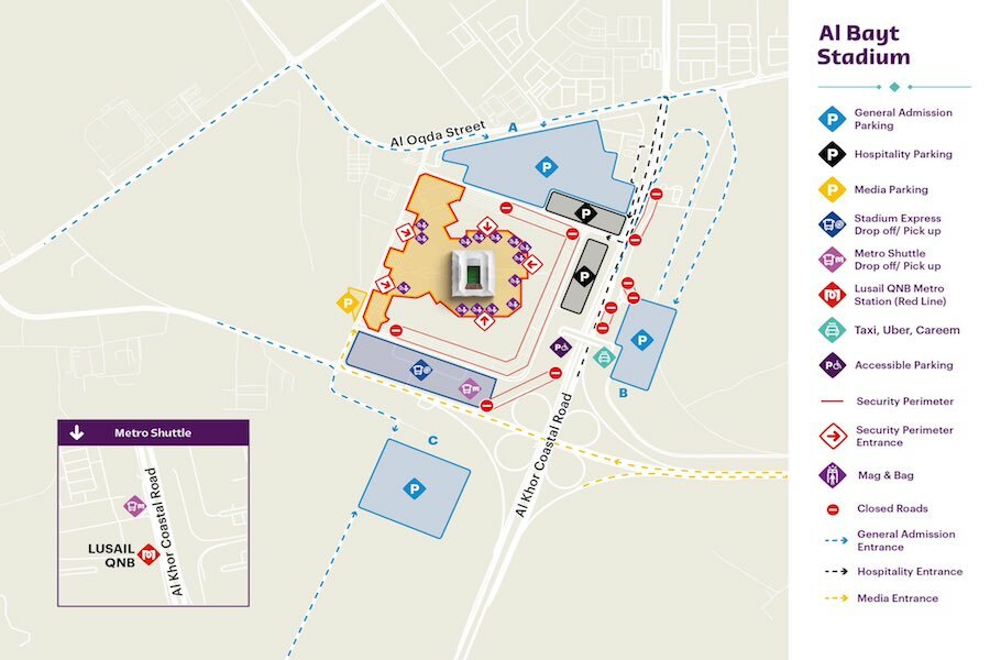 ILoveQatar.net | Road closures around the World Cup stadiums