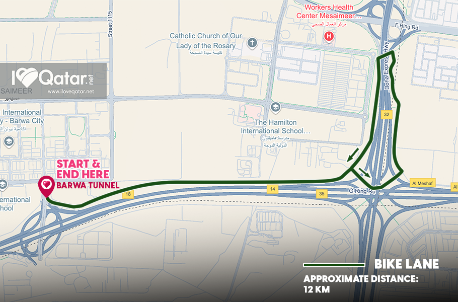 ILoveQatar.net | 7 dedicated cycling routes to try in Doha