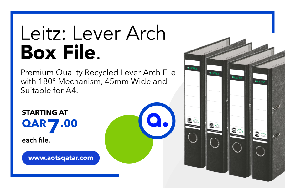 ILoveQatar.net | Leitz Lever Arch Box Files in Qatar