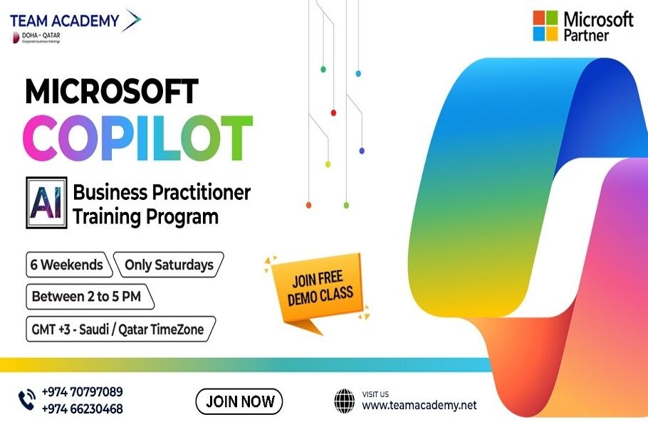 ILoveQatar.net | Microsoft Copilot Training in Qatar – Face to Face & Online