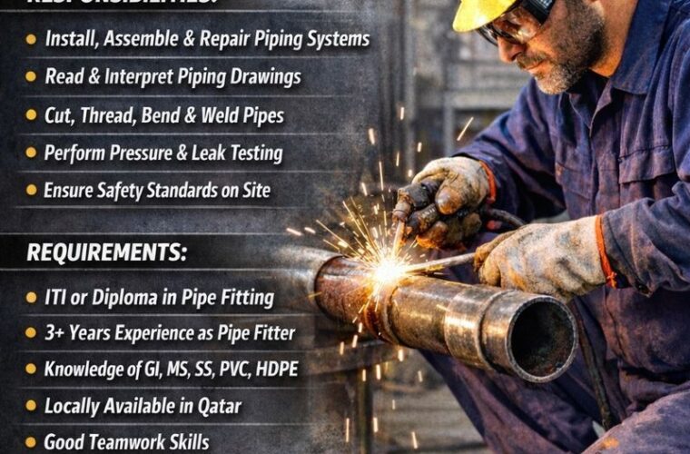 ILoveQatar.net | Pipe Fitter