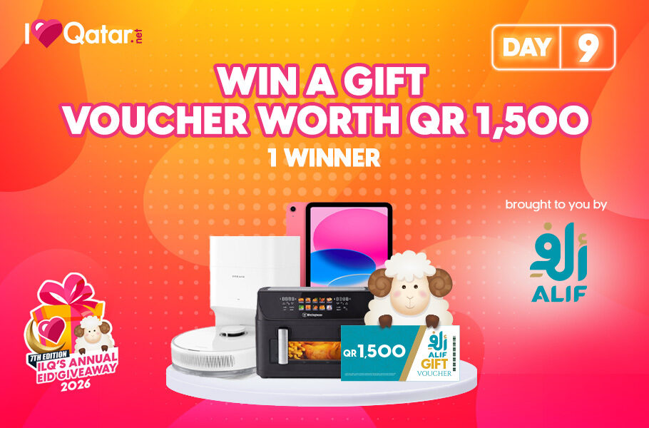 ILoveQatar.net | Win a QR 1,500 voucher from Alif Stores on day 9 of ...