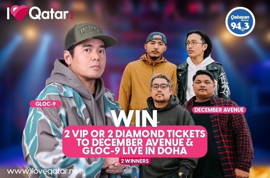 ILoveQatar.net | [ENDED] Win tickets to December Avenue and Gloc-9 Live ...