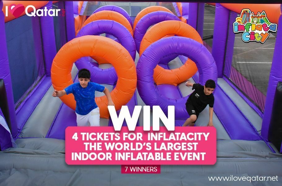 ILoveQatar.net | [ENDED] Win 4 tickets to InflataCity the World’s ...