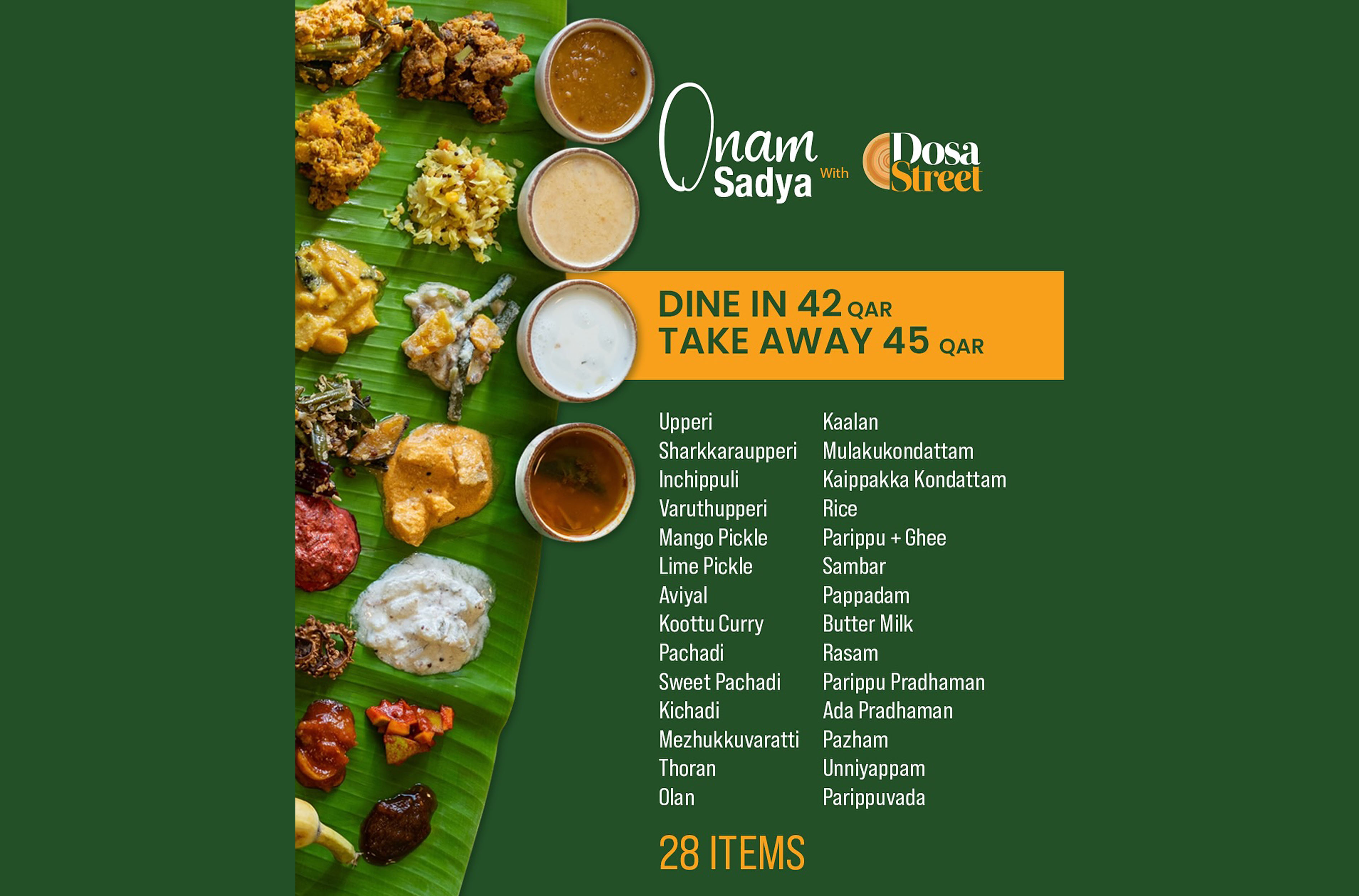 ILoveQatar.net | Places to try Onam Sadhya in Qatar [2025]