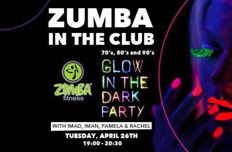 ILoveQatar.net | Zumba In The Club -Dancing Through The Decades Glow Party