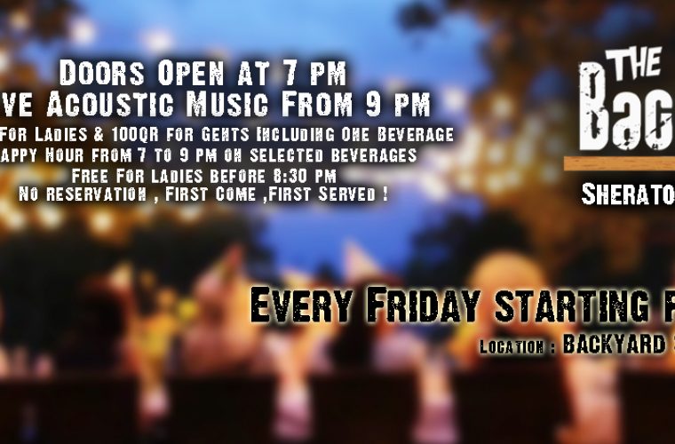 ILoveQatar.net | THE BACKYARD DOHA OPENING NIGHT ON 19 FEB AT SHERATON ...