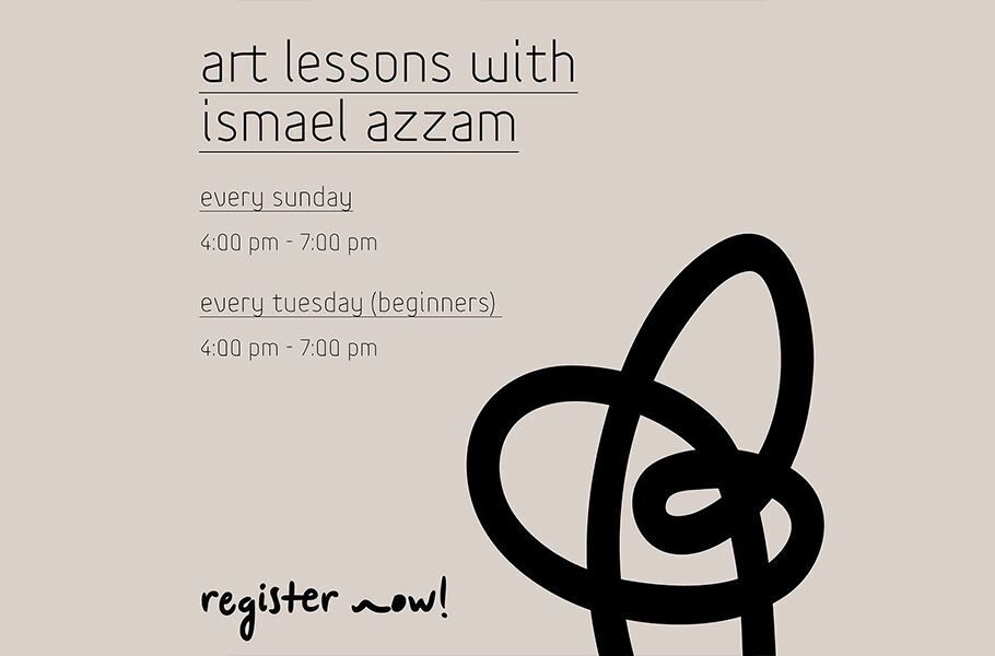ILoveQatar.net | Art lesson with Ismail Azzam at Mathaf: Arab Museum of ...