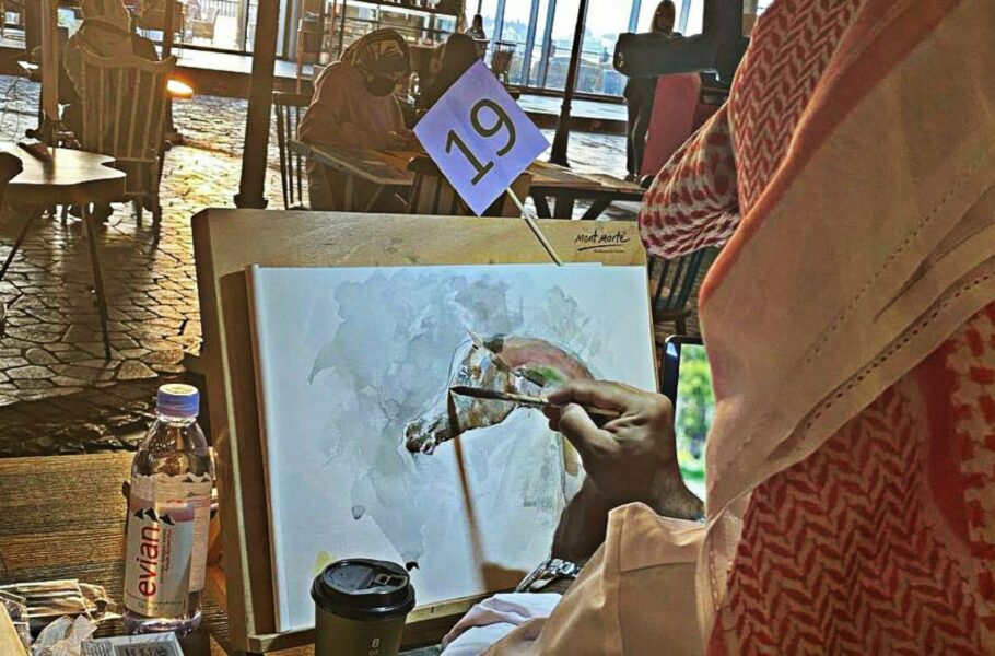 ILoveQatar.net | Artists' Gathering workshop at Mathaf