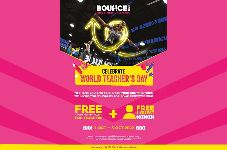 ILoveQatar.net | Celebrate World Teacher's Day at Bounce Qatar