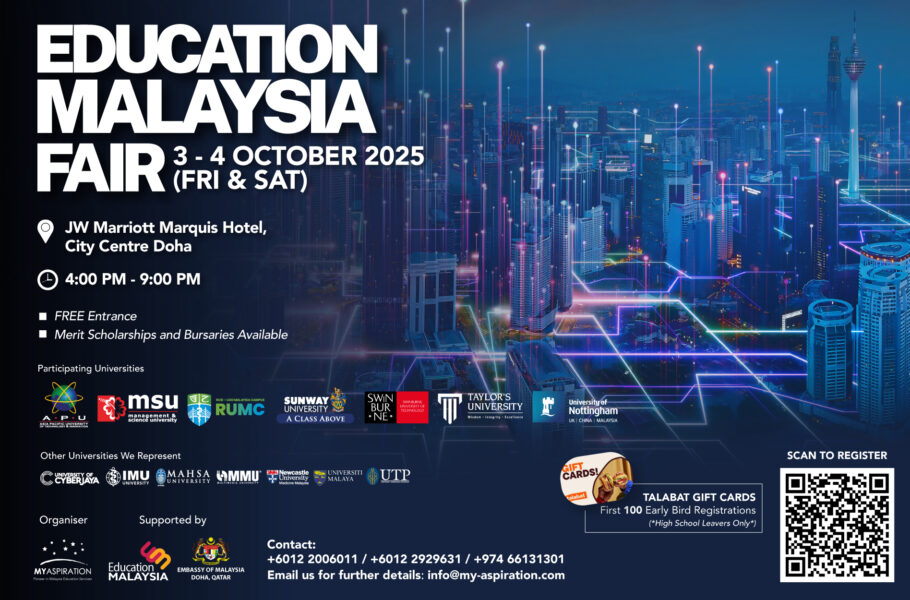 ILoveQatar.net | Education Malaysia Fair in Qatar - October 2025