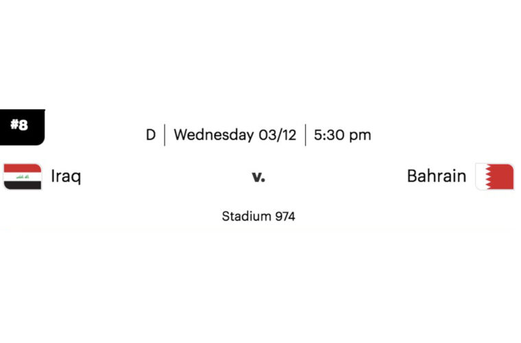 ILoveQatar.net | FIFA Arab Cup Qatar 2025™: Group D - Iraq vs Bahrain