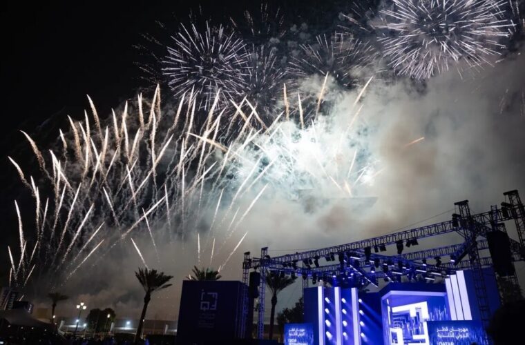 ILoveQatar.net | Fireworks & Drone show at Qatar International Food ...
