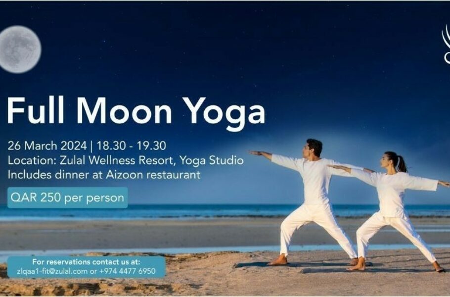 ILoveQatar.net | Full Moon Yoga at Zulal Wellness Resort