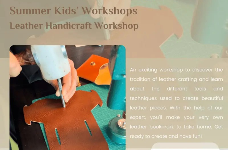 ILoveQatar.net | Kids' Leather Handicraft Workshop