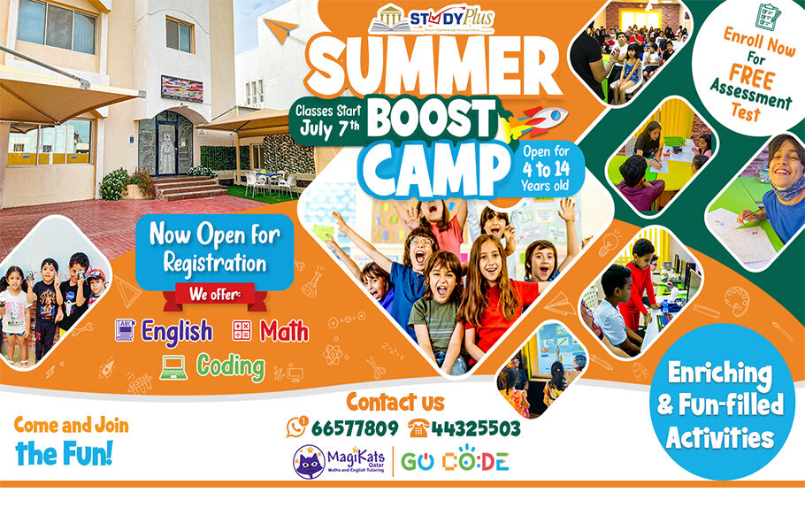 ILoveQatar.net | StudyPlus Summer Boost Camp for Kids 2024
