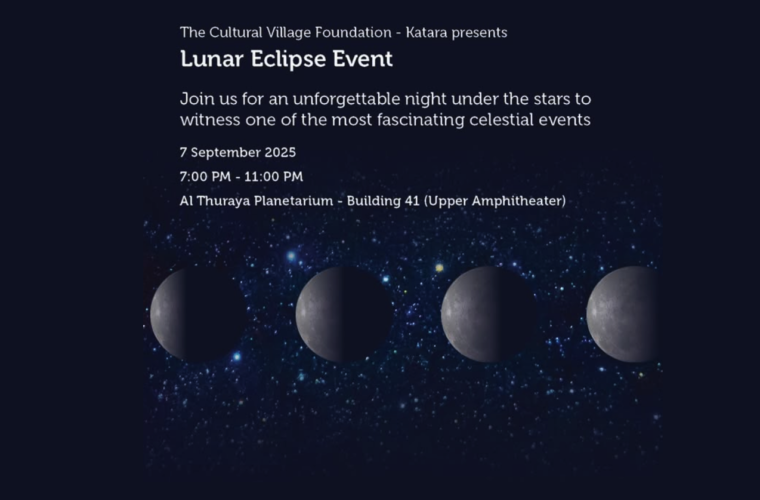 ILoveQatar.net | Total lunar eclipse Event 2025 at Al Thuraya Planetarium