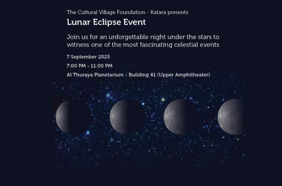 ILoveQatar.net | Total lunar eclipse Event 2025 at Al Thuraya Planetarium