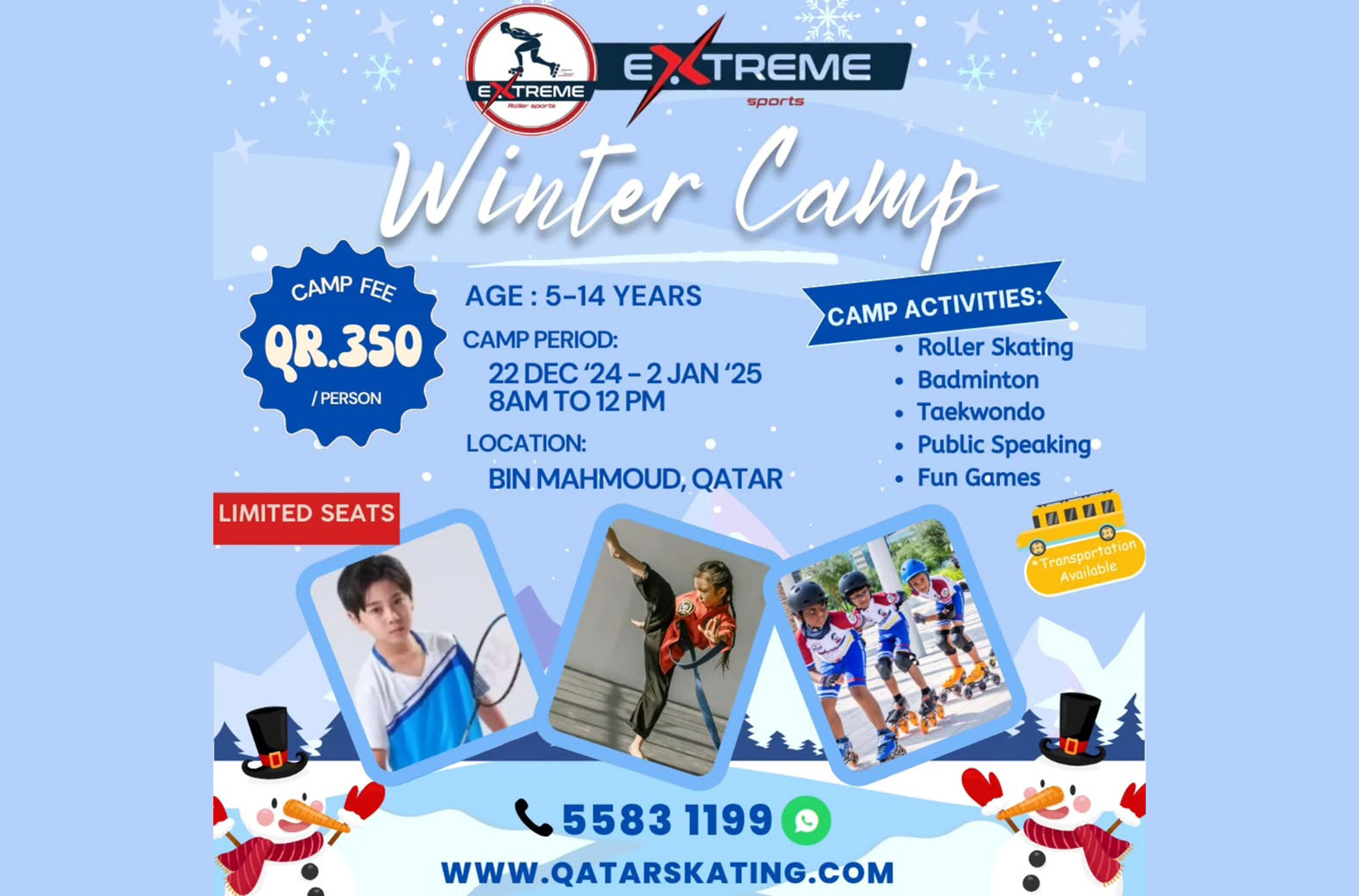 ILoveQatar.net | Winter camps for kids in Qatar [2024]