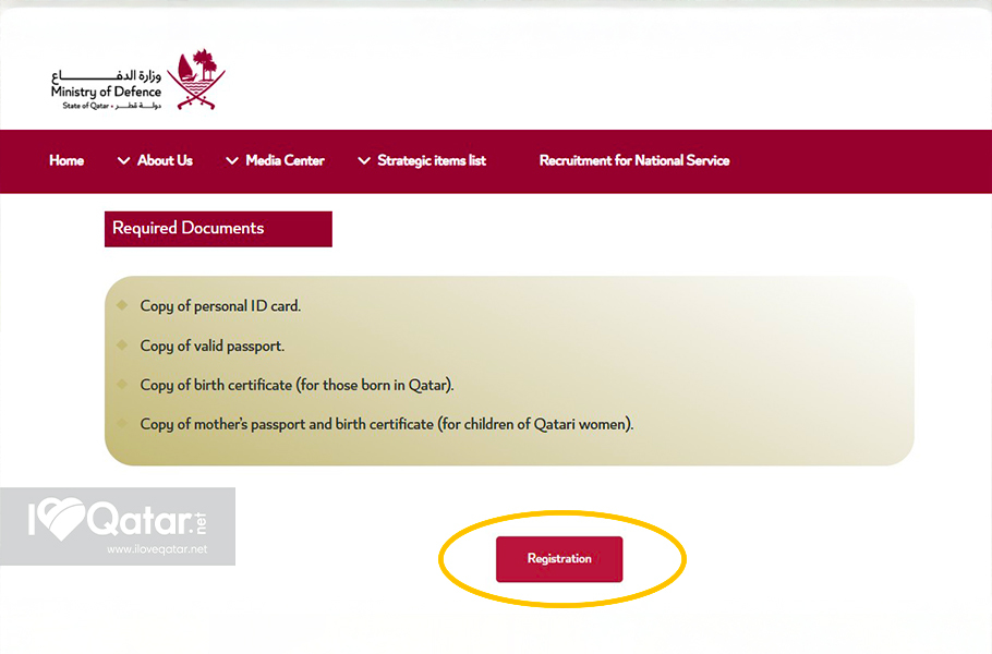 ILoveQatar.net | How to apply for Qatar National Service for children ...