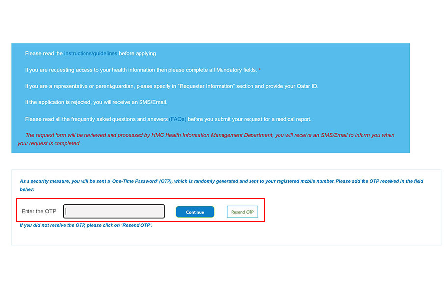 ILoveQatar.net | How to request for medical reports online via Hamad ...