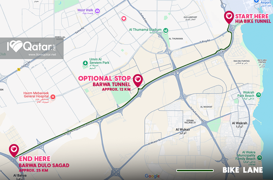 ILoveQatar.net | 7 dedicated cycling routes to try in Doha