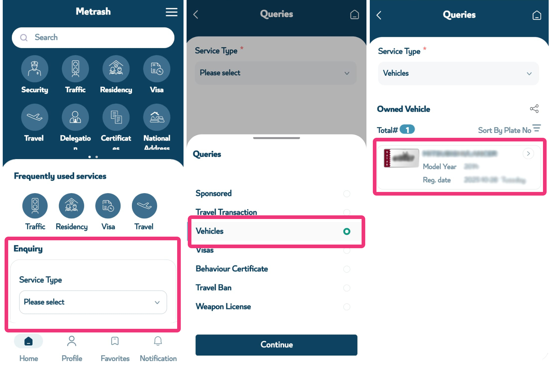 ILoveQatar.net | How to check vehicle accident history on the new ...