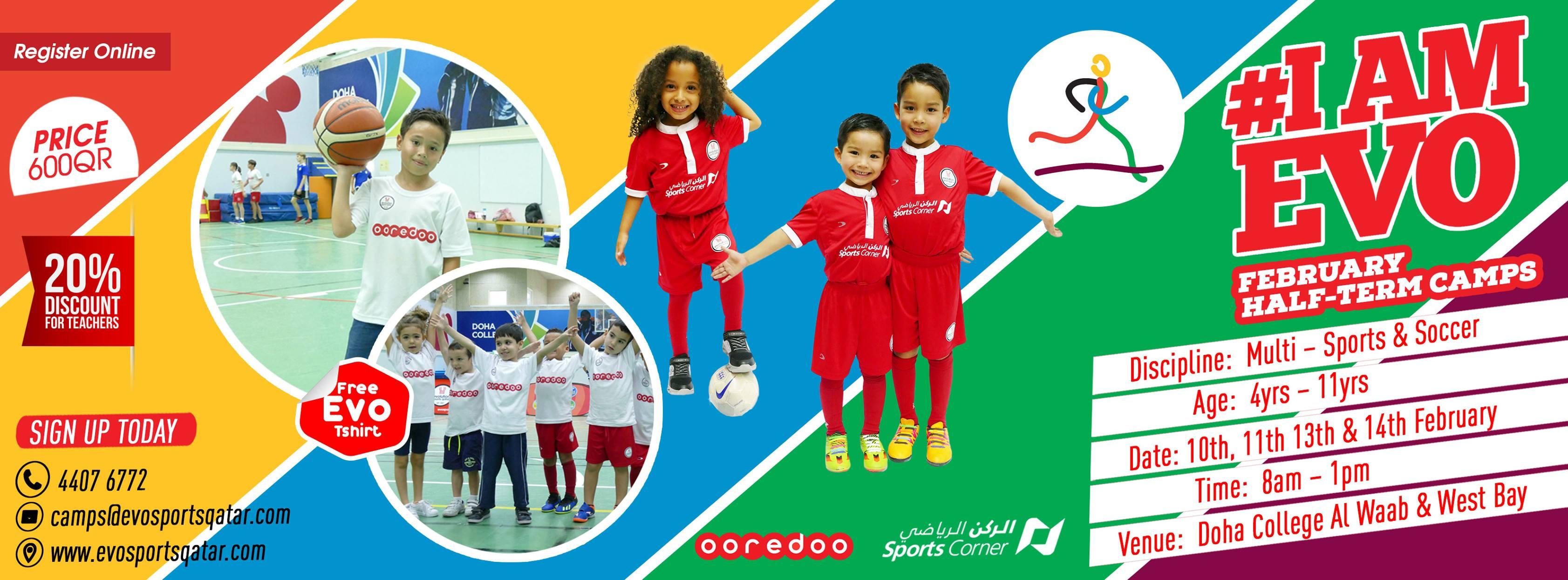 ILoveQatar.net | IAM EVO - half-term holiday camp