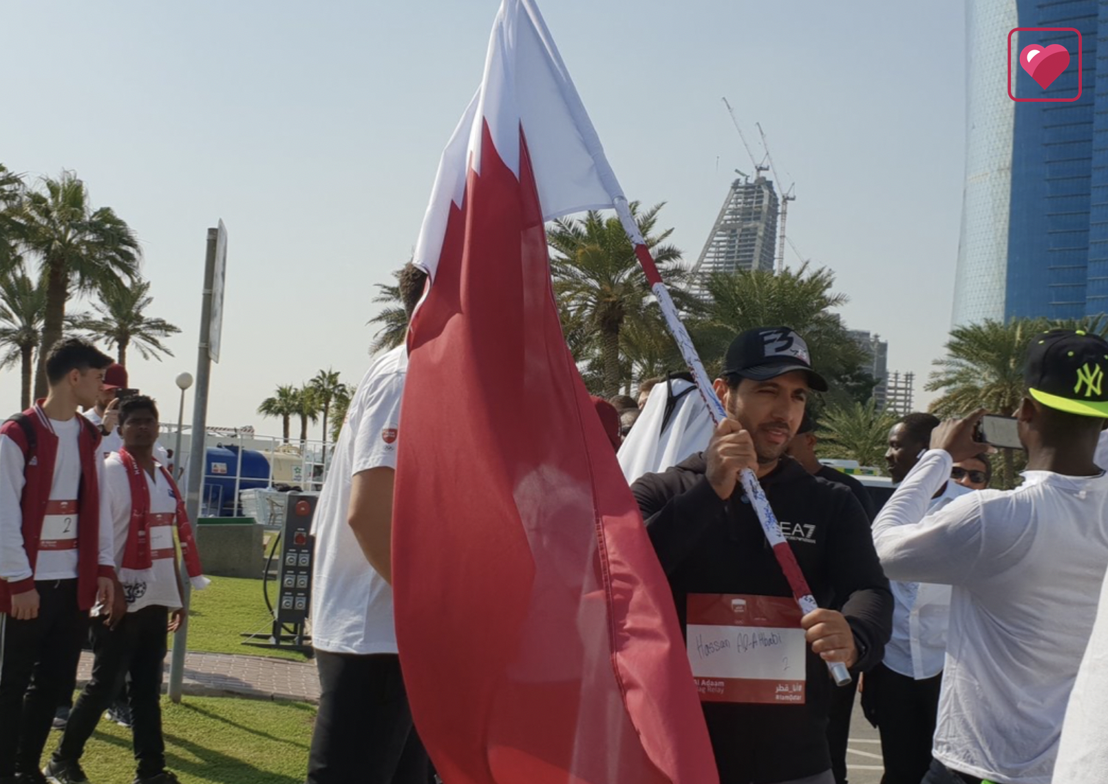 Qatar Flag Relay 2018 Moments