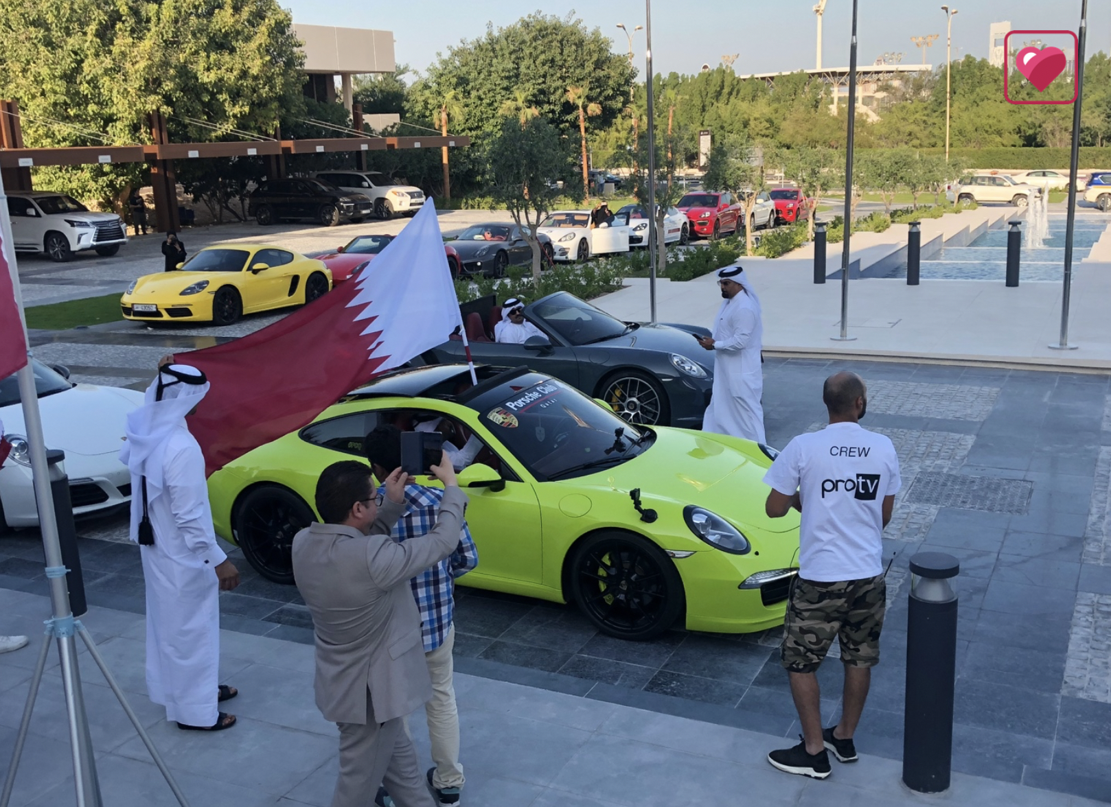 Qatar Flag Relay 2018 Moments