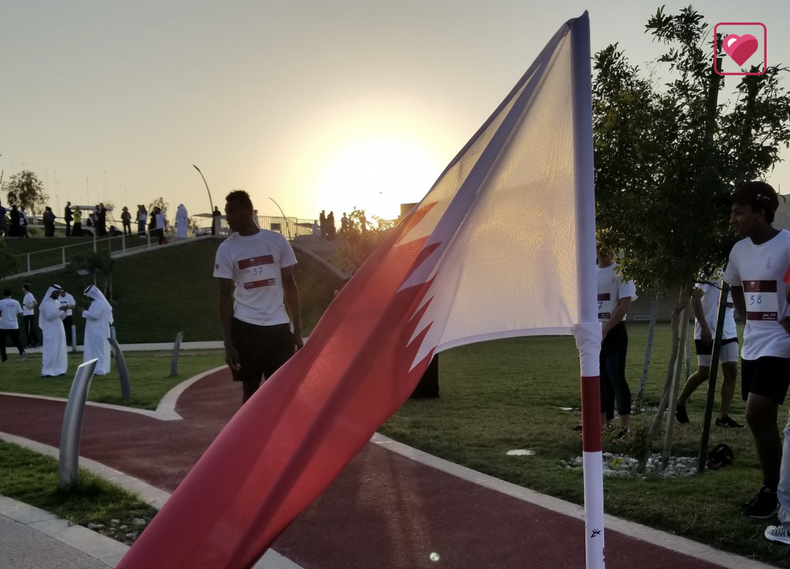 Qatar Flag Relay 2018 Moments