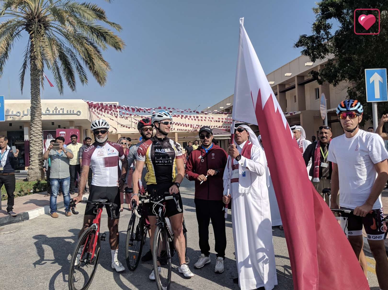 Qatar Flag Relay 2018 Moments