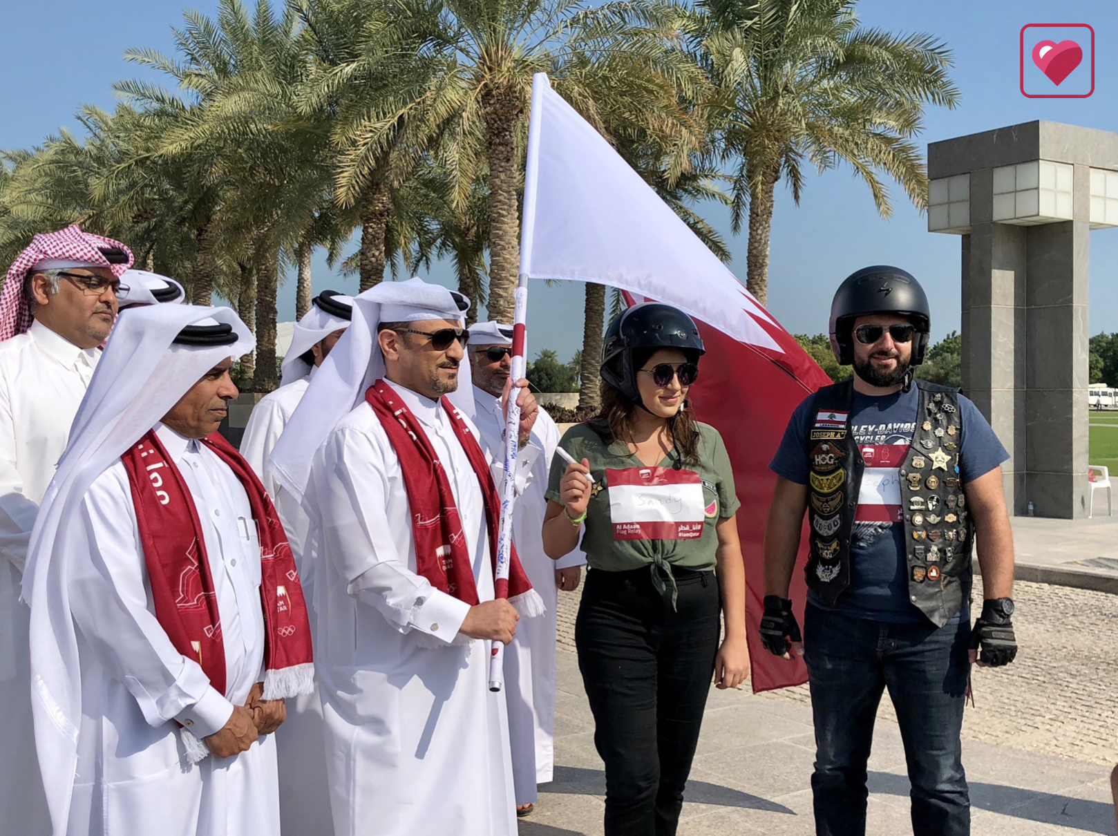 Qatar Flag Relay 2018 Moments
