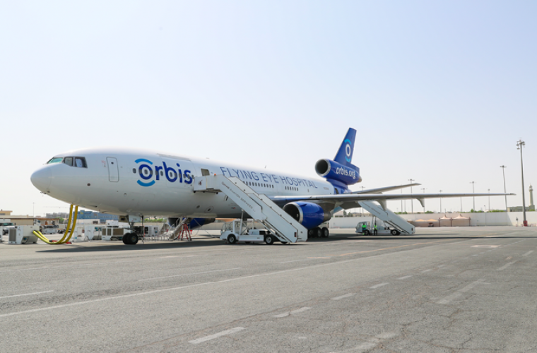 ILoveQatar.net | QA hosts tours on board the Orbis Flying Eye Hospital in Doha