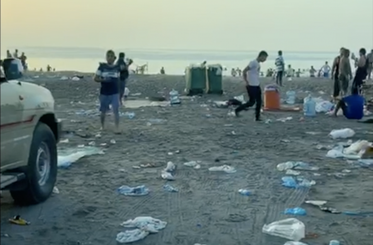 ILoveQatar.net | Filthy Sealine Beach in Qatar, whose fault is this?