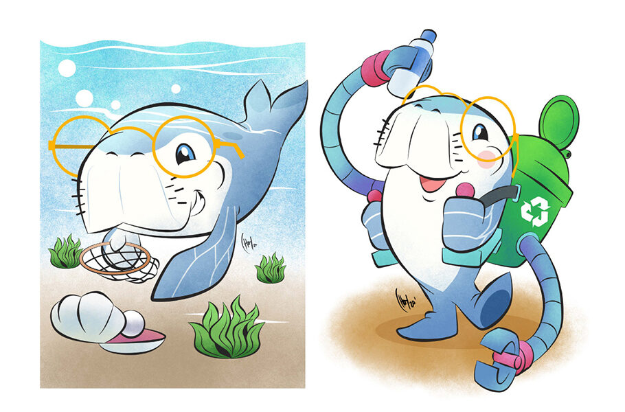 ILoveQatar.net | Choy Salonga wins the ‘Dugong Mascot Design ...