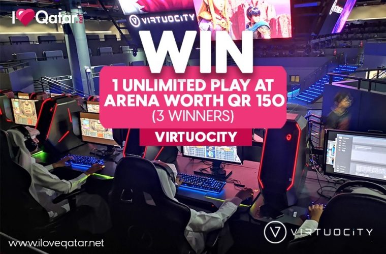 ILoveQatar.net | [ENDED] Win 1 Unlimited Play at Arena worth QR 150 from Virtuocity Qatar!