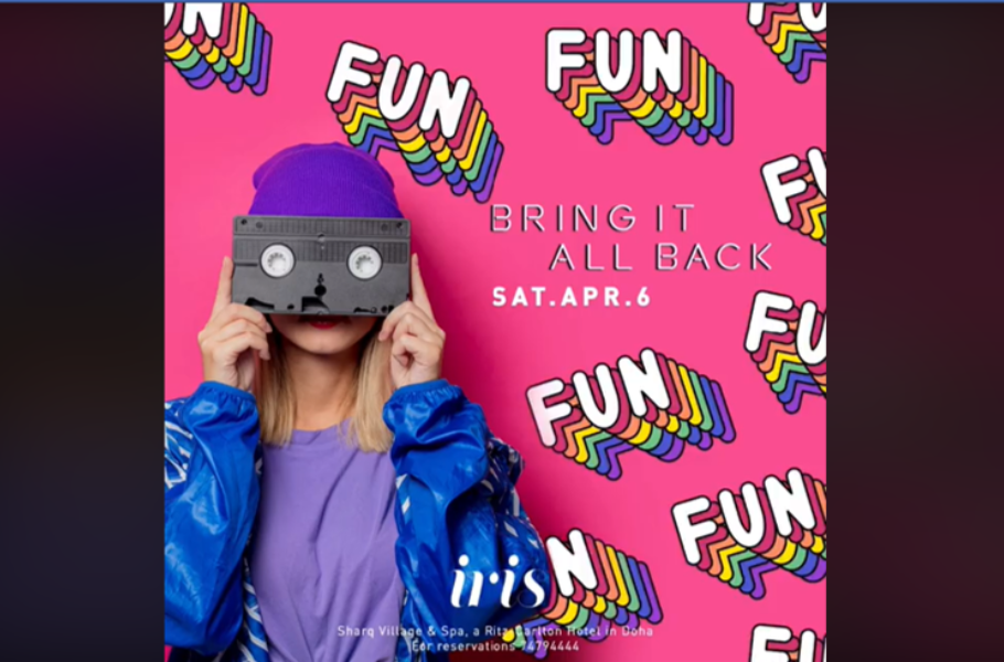 ILoveQatar.net | Bring It All Back at Iris Doha Every Saturday's