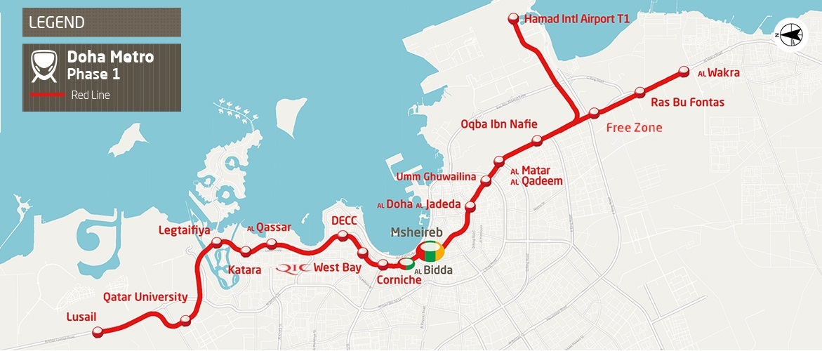 ILoveQatar.net | Doha Metro Red Line South Initial operation to open ...