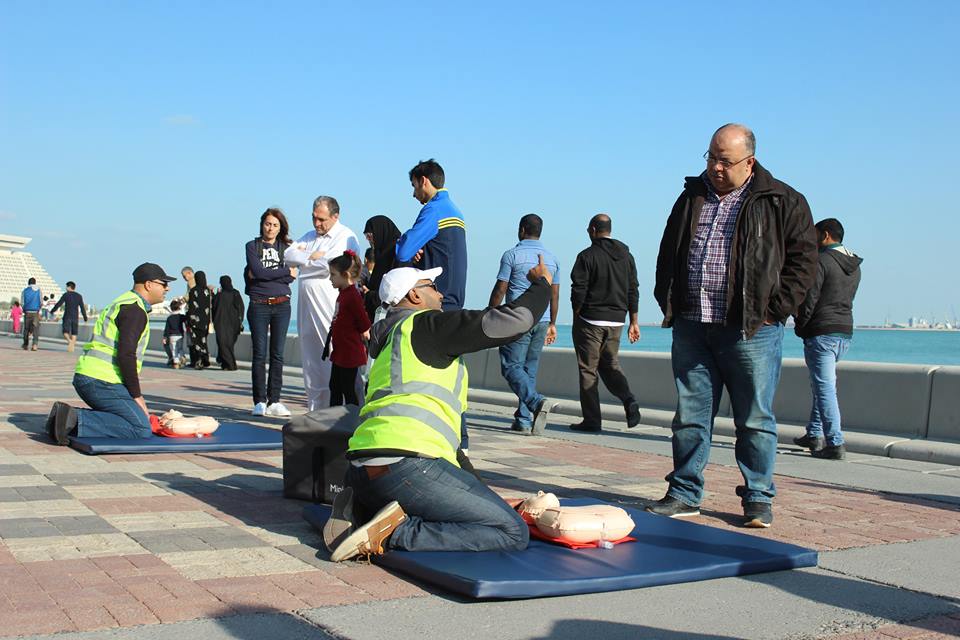 ILoveQatar.net | Hamad Medical Corporation launched a two-day CPR ...