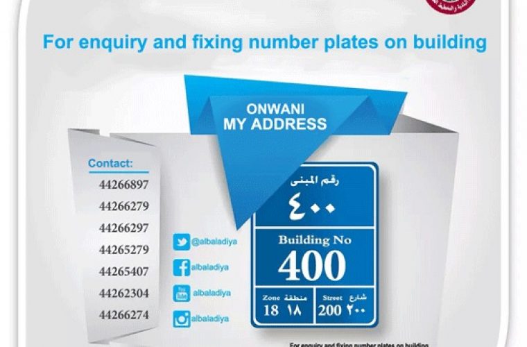 ILoveQatar.net | Over 120,000 building number plates put up