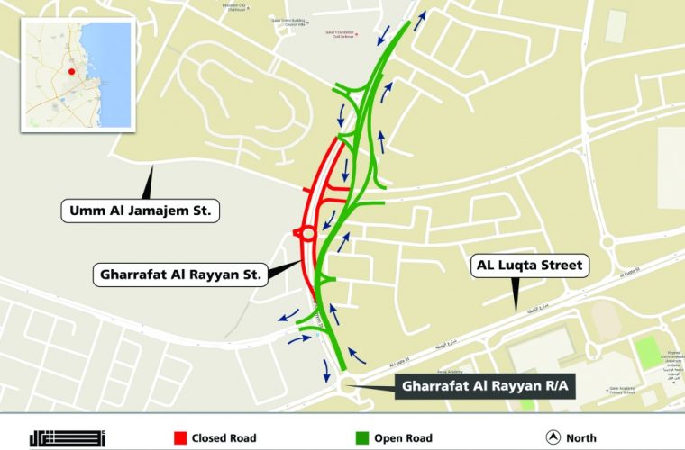 ILoveQatar.net | Traffic diversion for 2 years in Al Rayyan area
