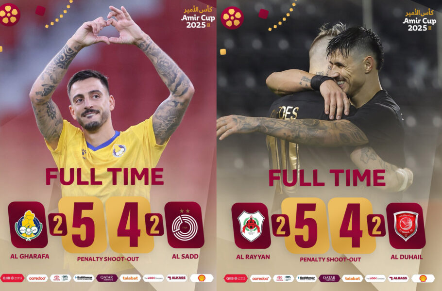 ILoveQatar.net | Al Gharafa and Al Rayyan secure spots in Amir Cup 2025 ...