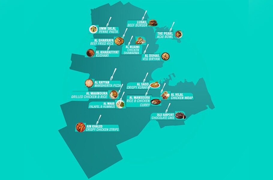 ILoveQatar.net | Deliveroo reveals Takeaway Map in Qatar