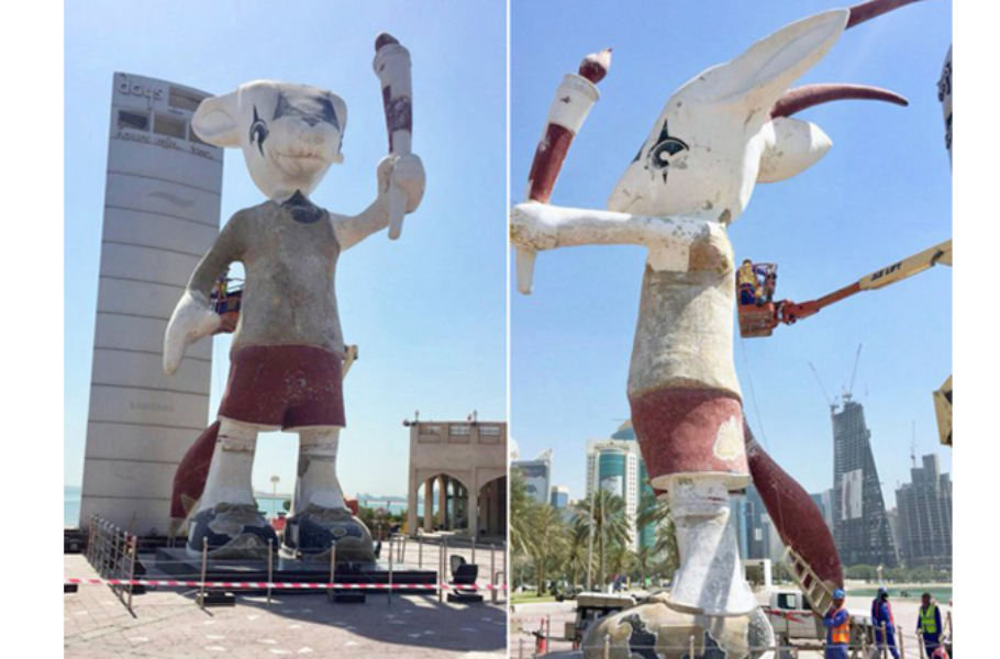 ILoveQatar.net | Famous 'Orry' statue on Corniche to get a facelift