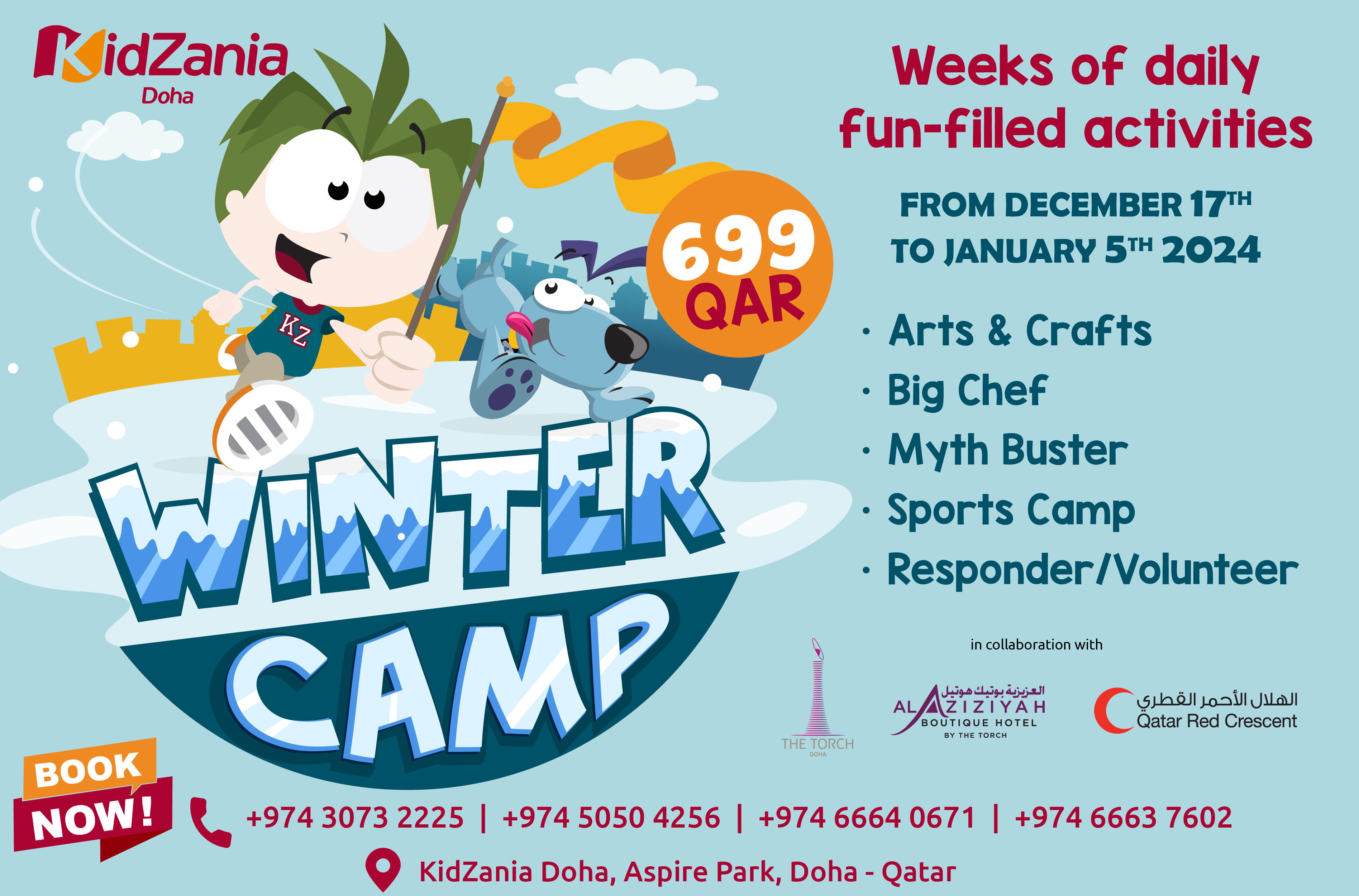 ILoveQatar.net | Winter camps for kids in Qatar [2023]
