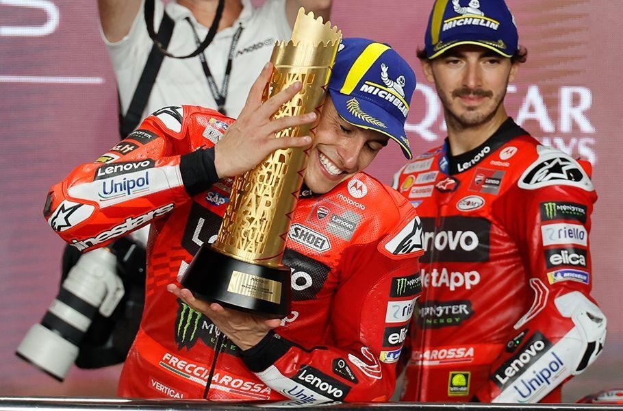 ILoveQatar.net | Marc Marquez claims victory at the 2025 MotoGP™ Qatar ...