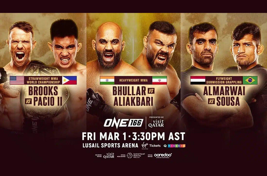 ILoveQatar.net | ONE Championship announces 3 fights for ONE 166: Qatar