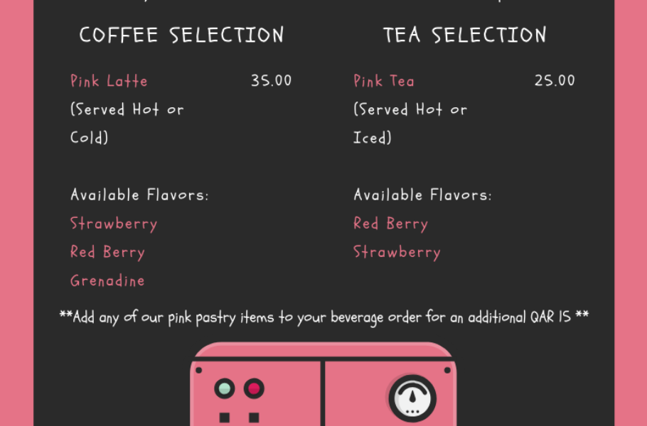 ILoveQatar.net | Pinktober Cafe Specials @ L'Espresso