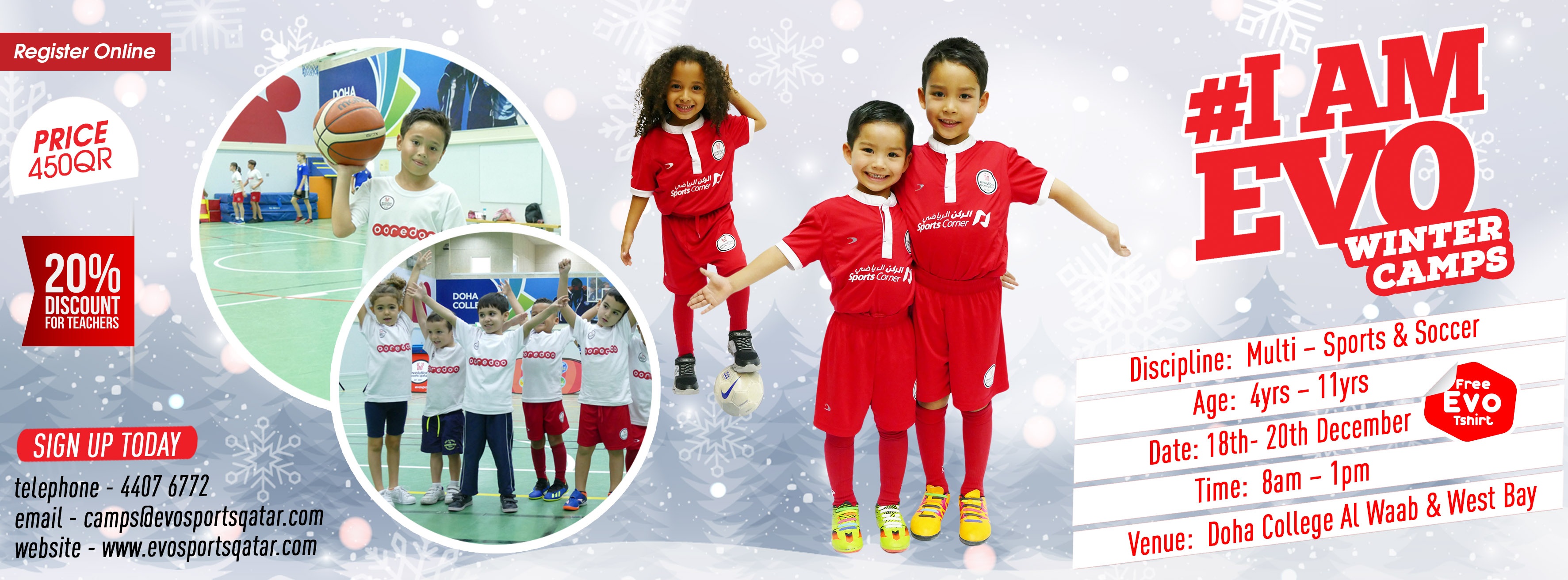 ILoveQatar.net | Evolution Sports Qatar – IAM EVO Holiday Camp – 18th ...